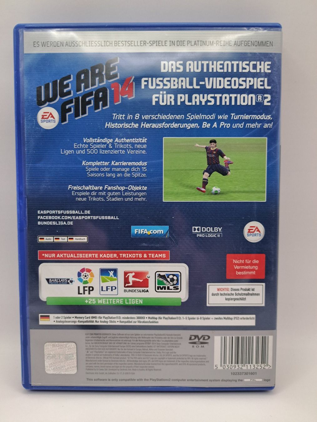 FIFA 14 Legacy Edition (Playstation 2/PS2) (Gebraucht) in Balgach für ...