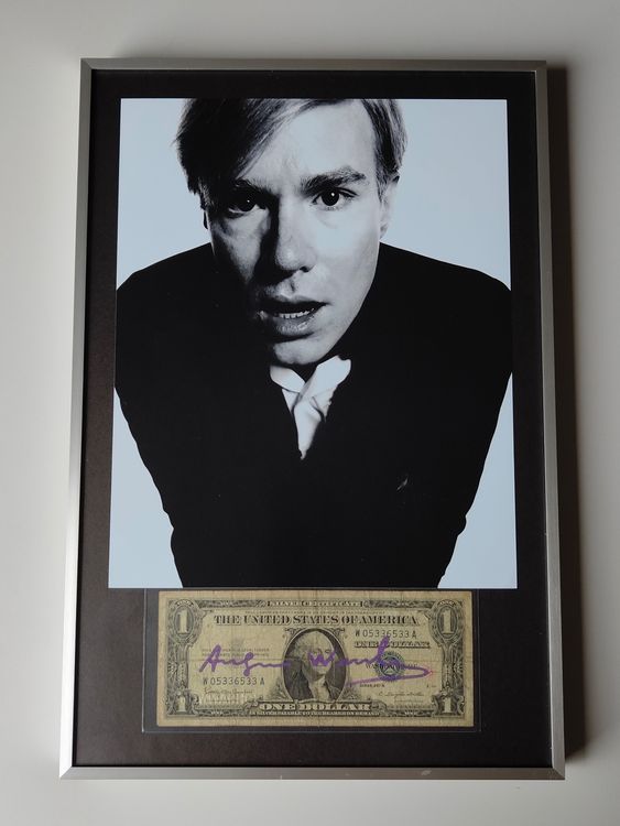 Andy Warhol (1928-1987) 1 Dollar Handsigniert (Gebraucht) in Burgdorf für CHF 210 – mit ...