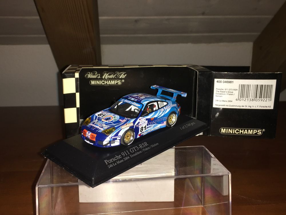 Porsche 911 GT3 RSR Le Mans 2004 1/43 The Racers Group (Neu (gemäss ...