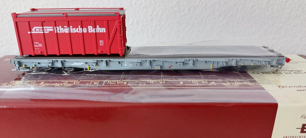 Bemo RhB R-w ACTS Tragwagen 2291 123 (Neu und originalverpackt) in ...