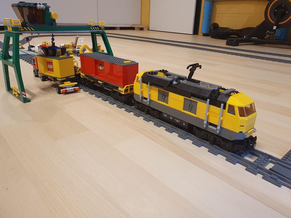 LEGO City Cargo Train Set mit diversen zusätzliche Schienen | Kaufen ...