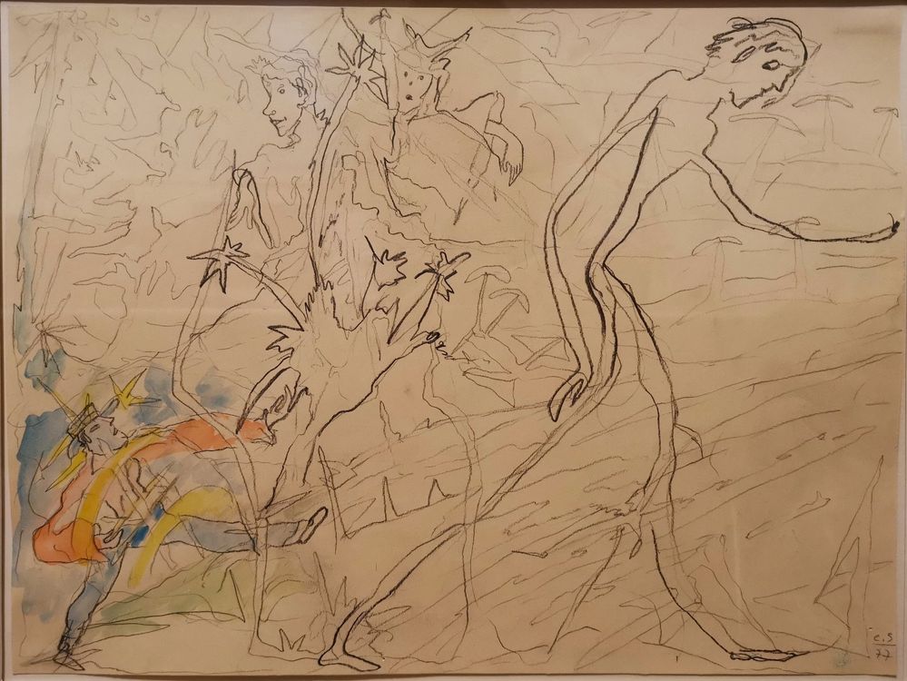 Claude Sandoz (1946 Zürich) - Zeichnung (1977) | Kaufen auf Ricardo