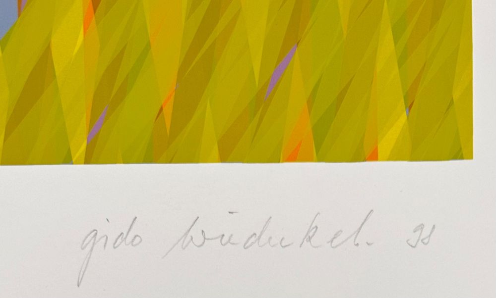 Gido WIEDERKEHR (1941) - Farbserigraphie handsigniert - 1998 (Gebraucht ...