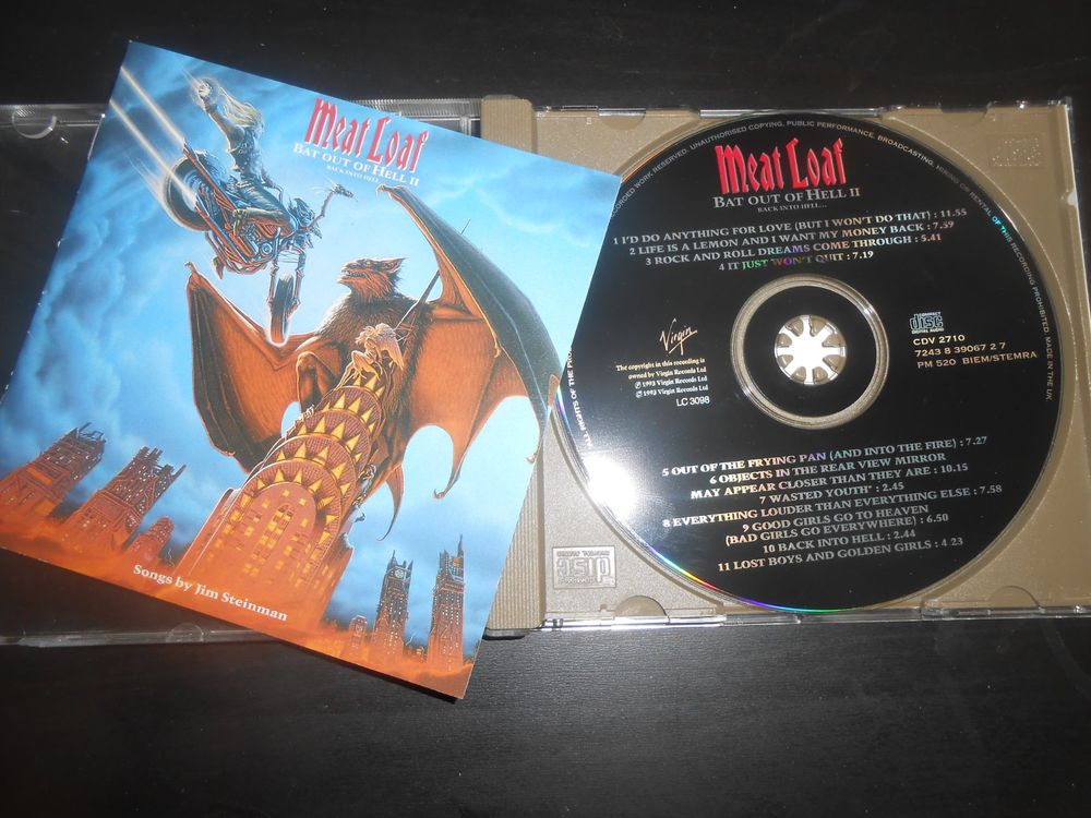 Meat Loaf – Bat Out Of Hell II: Back Into Hell / 1993 (Gebraucht) in Aarberg für CHF 4 – mit ...