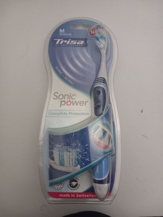 Elektrische Zahnbürste Trisa Sonic power Medium (Neu und ...