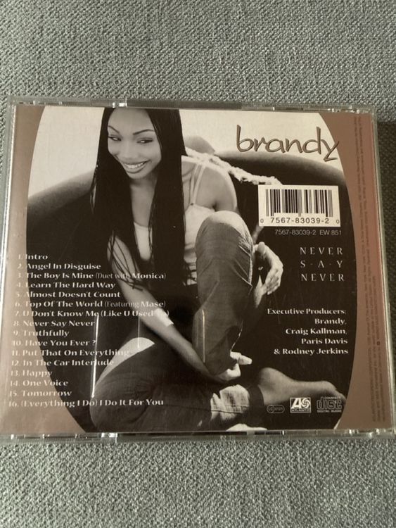 Cd de Brandy Never Say Never (D'occasion) à Genève pour CHF 5 – avec ...