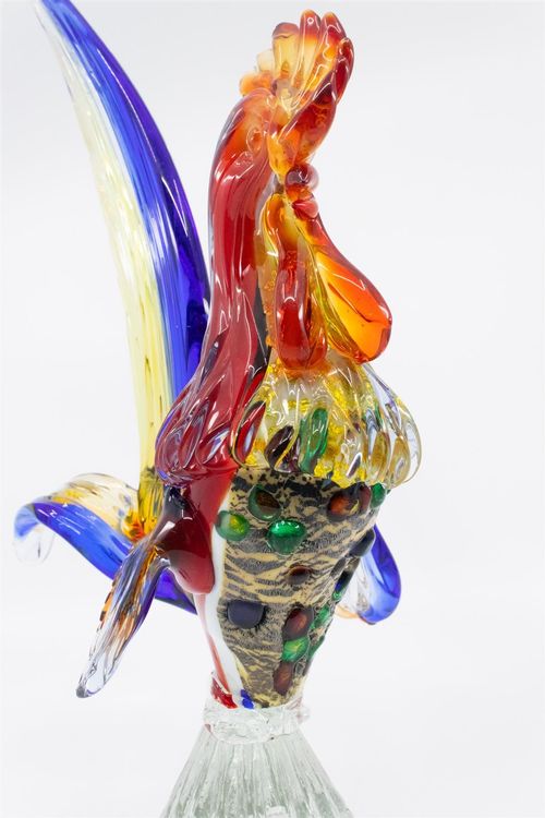 Hahn aus Glas mit Golddetails aus Murano (Gebraucht) in Zürich für CHF ...