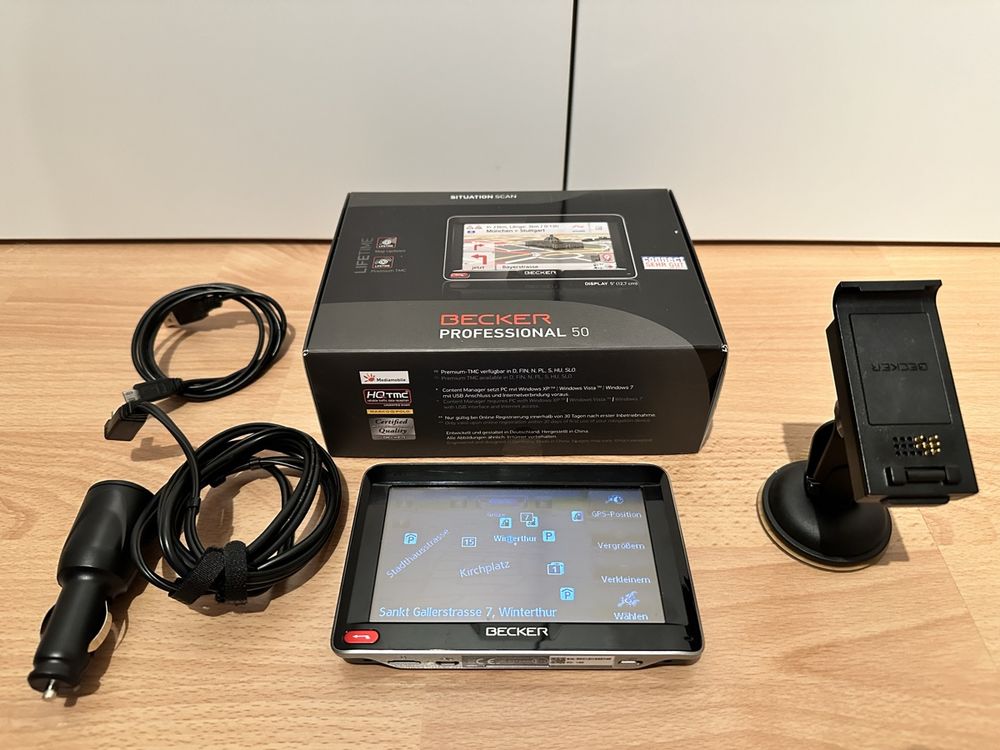 Becker Professional 50 - portable Navigation | Kaufen auf Ricardo