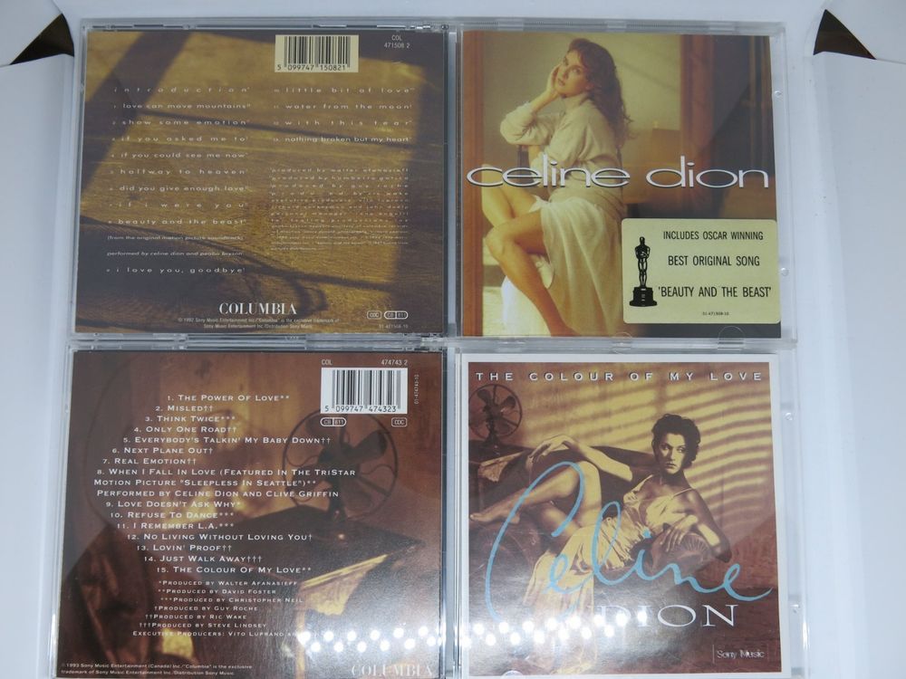 8 CDs: Celine Dion 1992 bis 2002 | Kaufen auf Ricardo