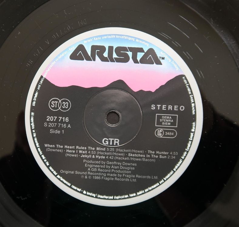 GTR feat. STEVE HACKETT & STEVE HOWE (LP) | Comprare su Ricardo