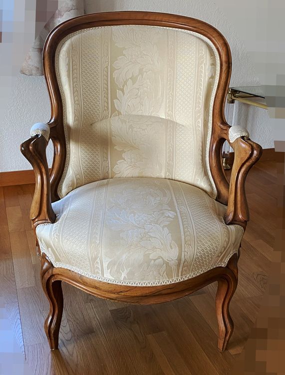 Antike Sessel Mit Armlehne