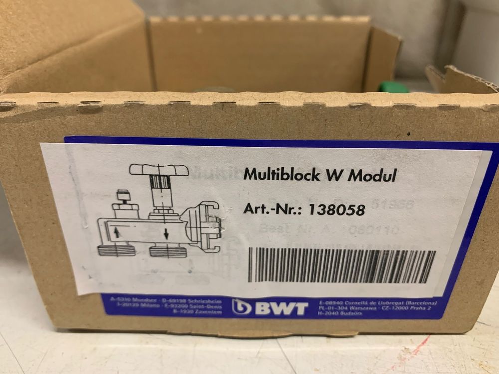 BWT Multiblock W Modul (Neu und originalverpackt) in beinwil am see für CHF 84 – nur Abholung ...