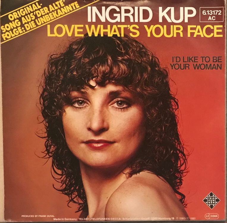 INGRID KUP - LOVE WHAT'S YOUR FACE (Gebraucht) in Bussigny für CHF 3 ...