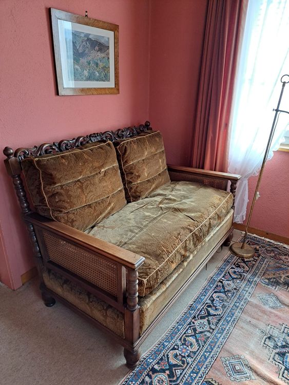 Antikes Sofa, Gründerzeit um 1900, massiv (Gebraucht) in Muttenz für CHF 30 – nur Abholung auf ...