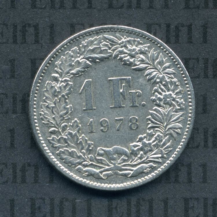 CHF___1.00 1978 -vz 1 Franken (Gebraucht) in Widnau für CHF 3 – mit Lieferung auf Ricardo kaufen