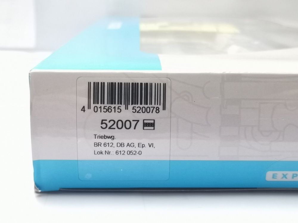 PIKO H0 52007 BR 612 DB Triebwagen (Neu und originalverpackt) in ...
