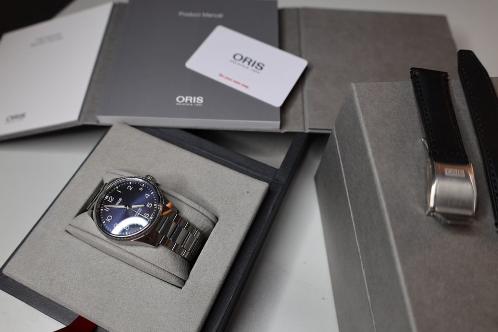 ORIS Big Crown Pro Pilot Big Date (plus Lederband, Faltschl) (Neu und ...