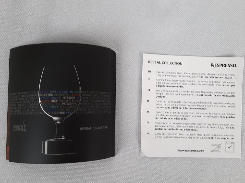 NESPRESSO Degustationsgläser von RIEDEL | Kaufen auf Ricardo