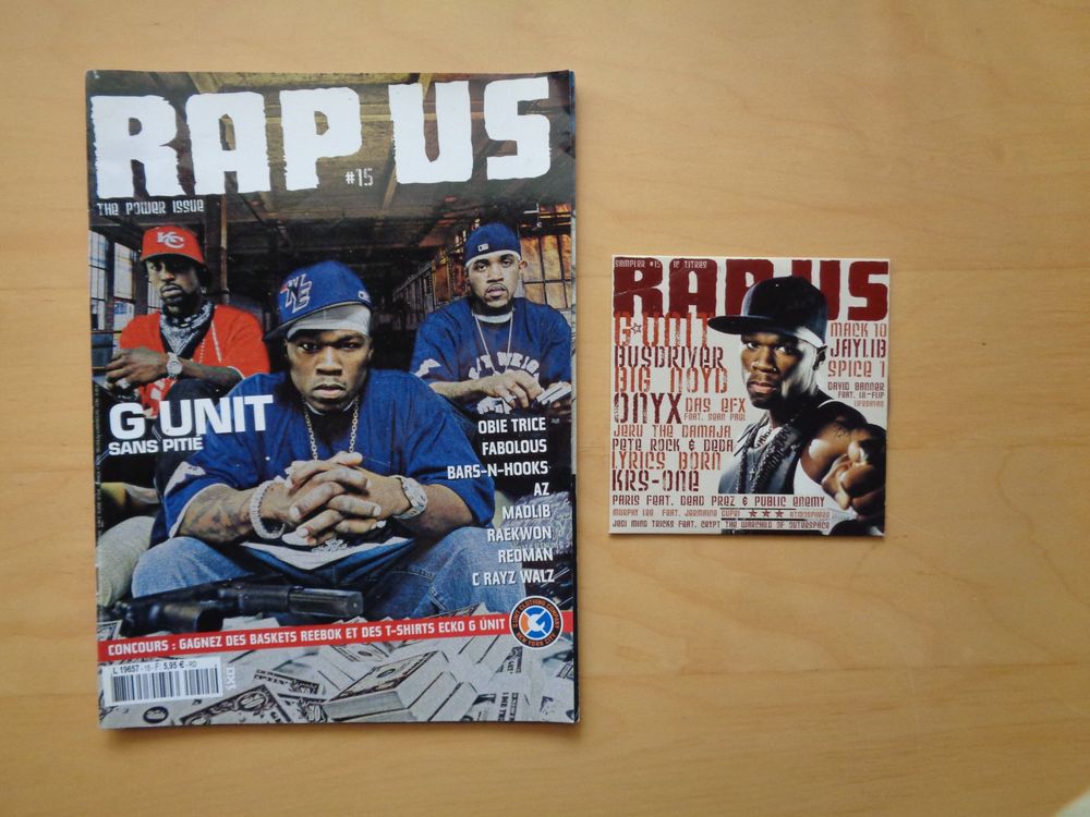 Rap US Magazine 2003 G-Unit 50 Cent Madlib Raekwon AZ + CD (Gebraucht ...