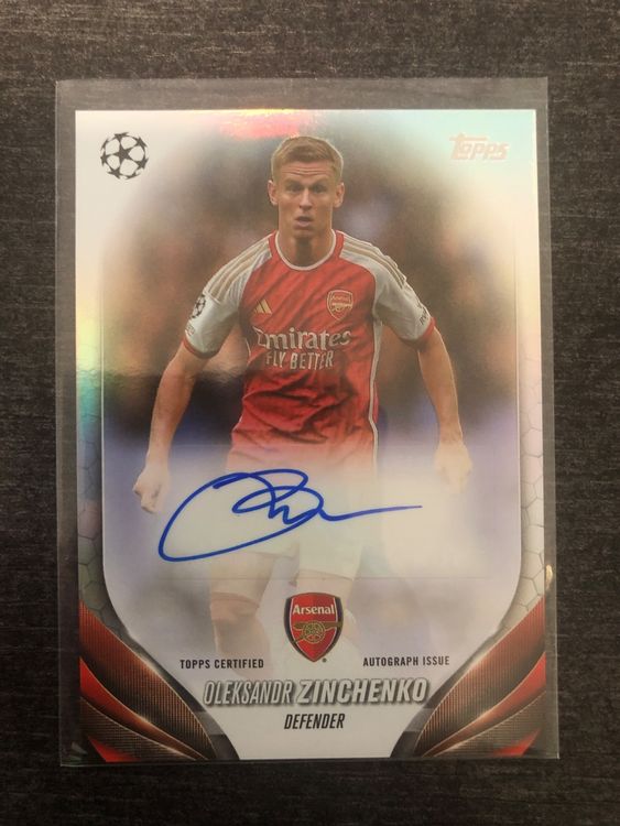 Topps Flagship Oleksandar Zinchenko Arsenal Autogramm | Kaufen auf Ricardo