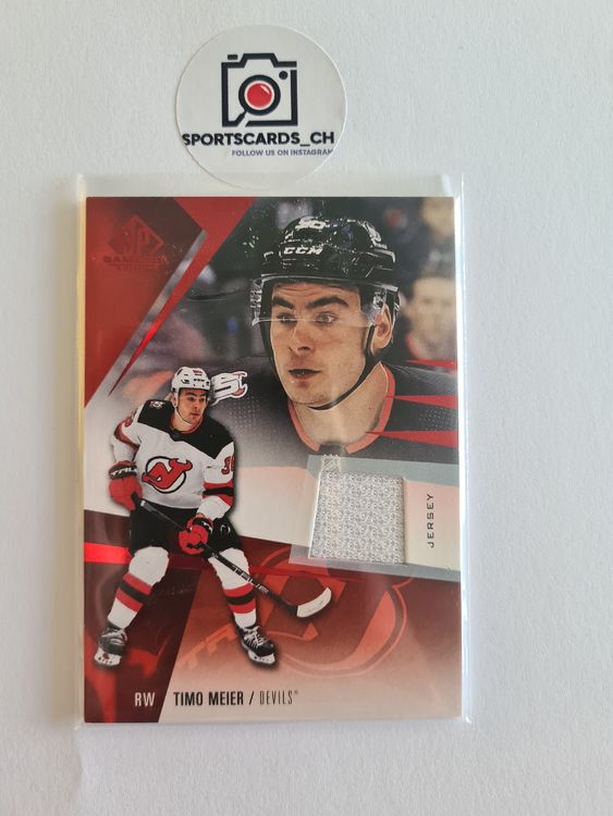 Carte Timo Meier Devils avec Patch Jersey | Kaufen auf Ricardo