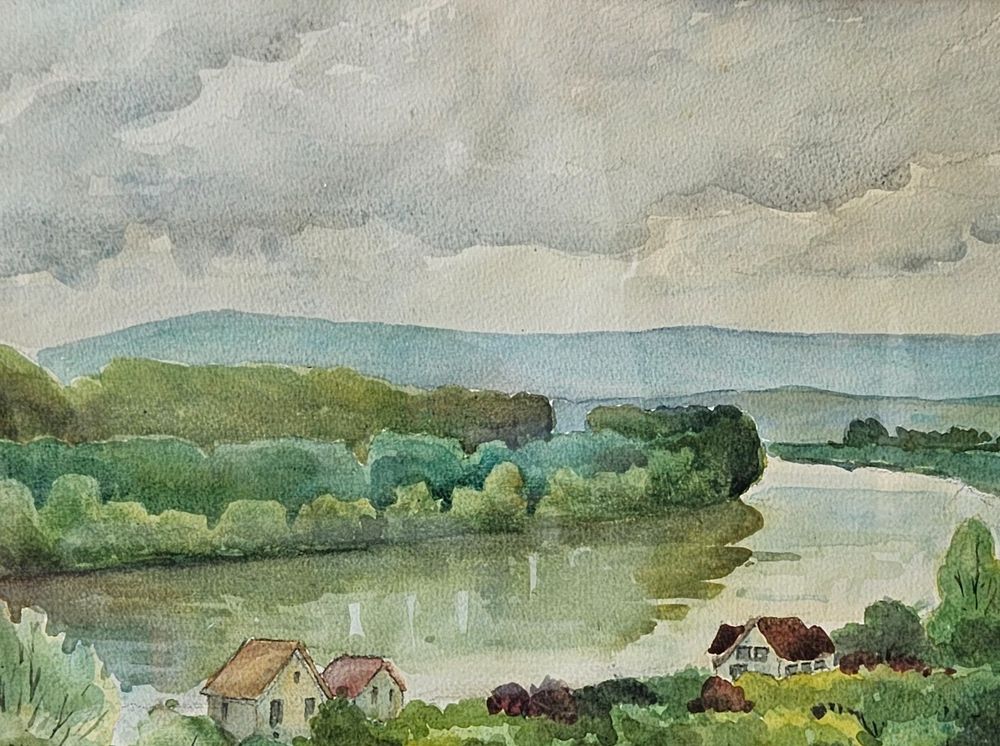 SUPERBE AQUARELLE SIGNÉE (Gebraucht) in Martigny für CHF 30 – mit Lieferung auf Ricardo kaufen