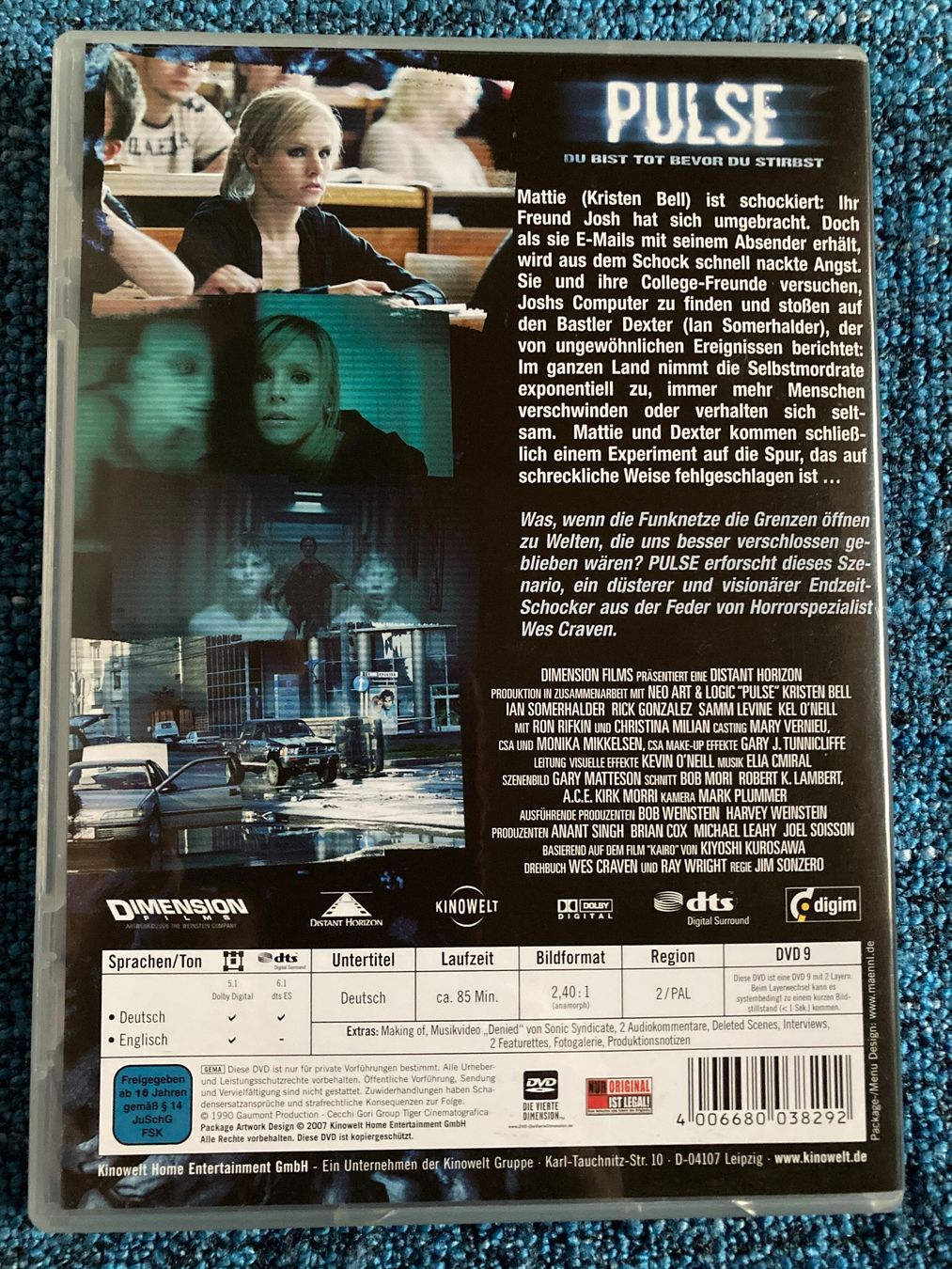 DVD Horror Film “Pulse” mit Kristen Bell… (Gebraucht) in Utzenstorf für ...