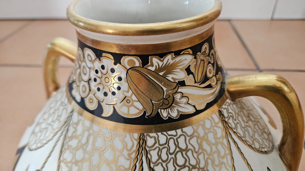 Art Deco Vase (ca. 1925 / Manufacture De Porcelaine Pinon-h | Kaufen ...