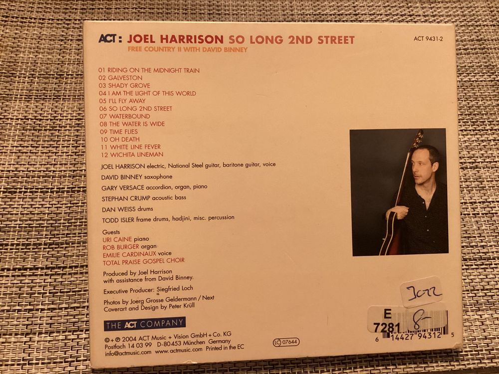 Joel Harrison – So Long 2nd Street (Digipack) (Gebraucht) in Reinach AG ...