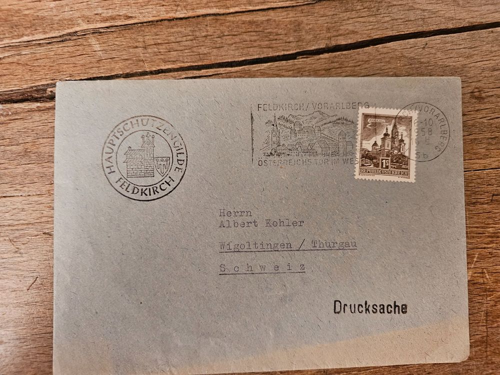 1958 AUSTRIA Busta antica | Kaufen auf Ricardo