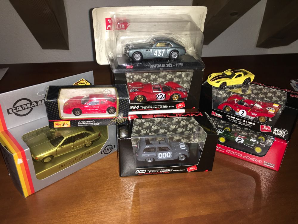 8 x Ferrari, Opel, Corvette, Lotus, Fiat, Cisitalia (Neu (gemäss ...