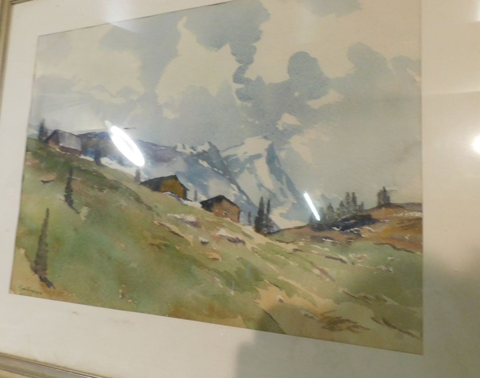 Kunst Aquarell signiert - Landschaft Aquarell | Kaufen auf Ricardo