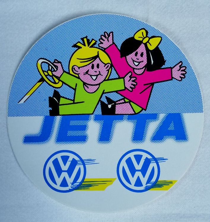 Sticker VW Jetta Dm. 10 cm. 1970er Jahre | Kaufen auf Ricardo