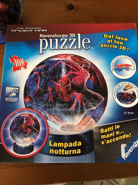 Spiderman Licht Puzzle Ball 108 | Kaufen auf Ricardo