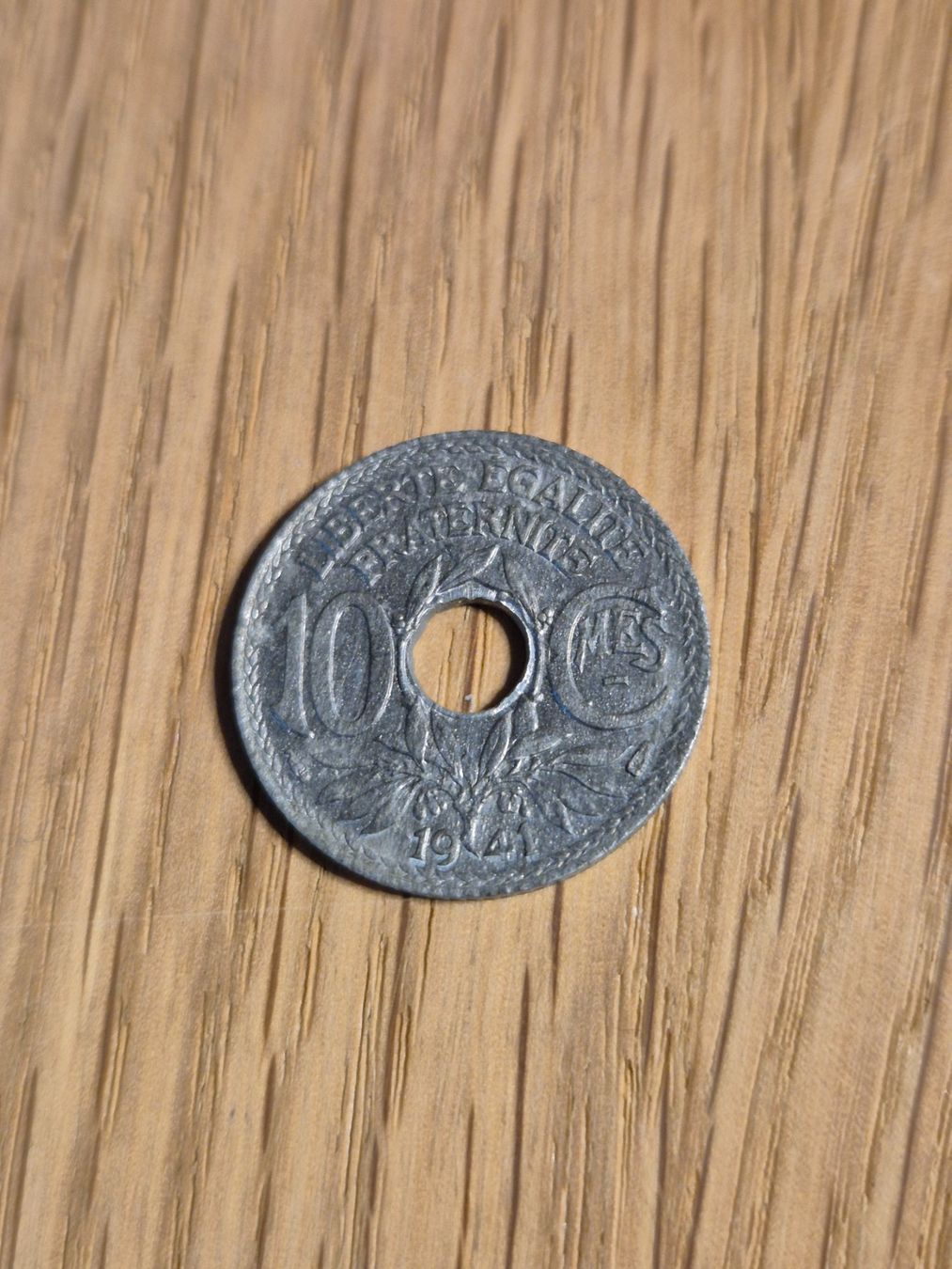 Frankreich - 10 Centimes 1941 Zink - ab Fr. 1.--! (Gebraucht) in Mels ...