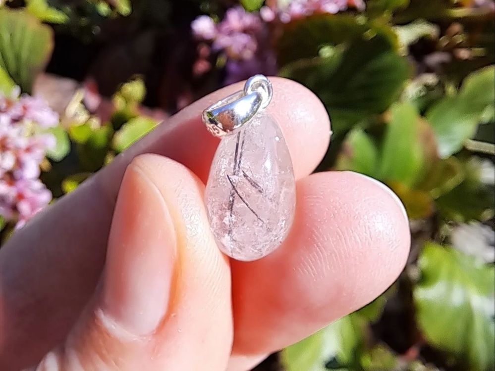 Rutil Bergkristall aus der Schweiz Anhänger | Kaufen auf Ricardo