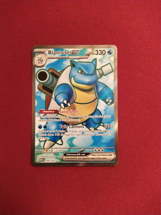 Pokemon 151 - Blastoise EX | Kaufen auf Ricardo