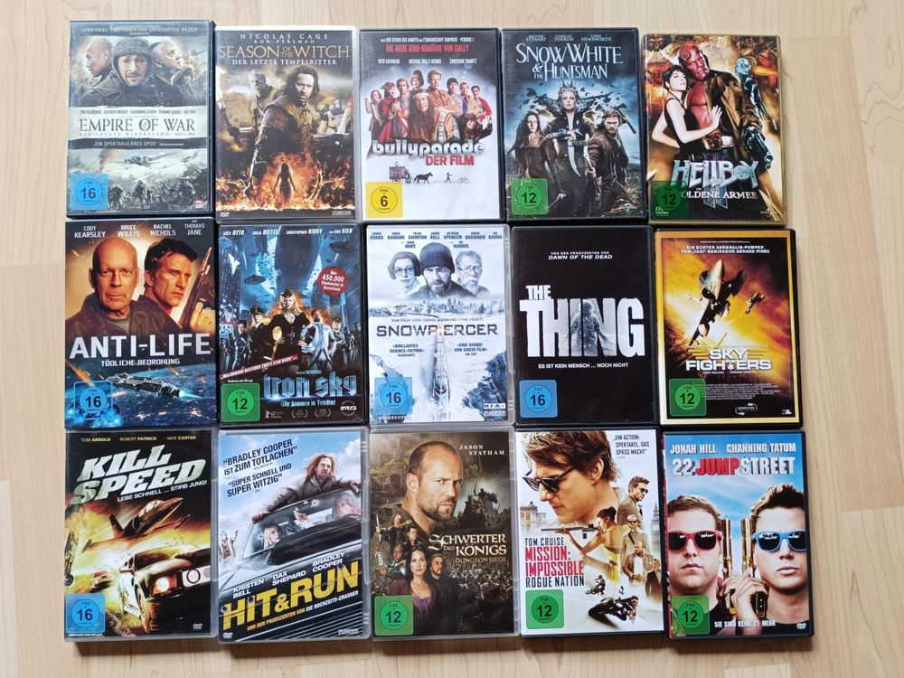 100 DVD's (Gebraucht) in Balsthal für CHF 24 – mit Lieferung auf ...