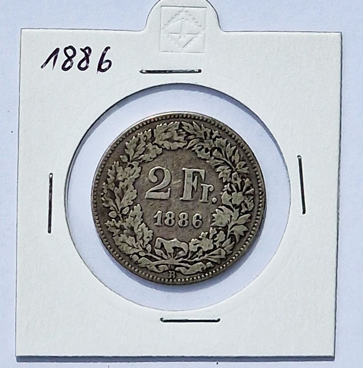 2 Franken 1886 (Gebraucht) in Horgen für CHF 6.5 – mit Lieferung auf Ricardo kaufen