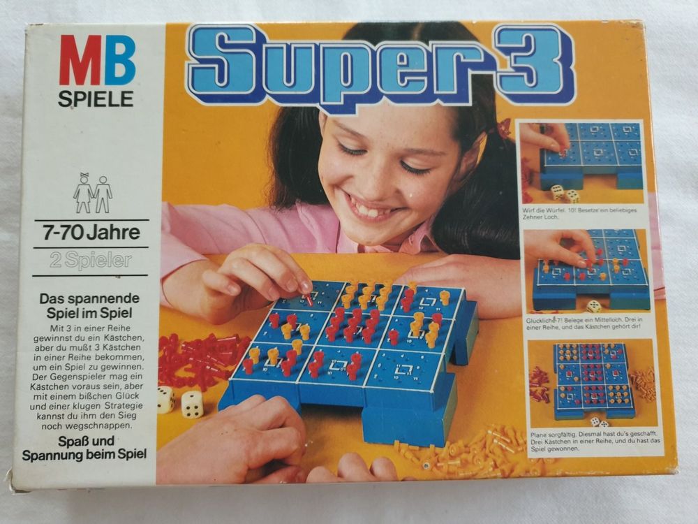 Super 3 von MB Spiele aus dem Jahre 1978 (Gebraucht) in Rebstein für ...