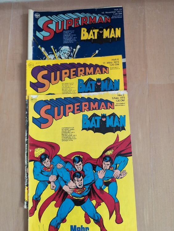 3 Superman Batman Comics - 1973 | Kaufen auf Ricardo