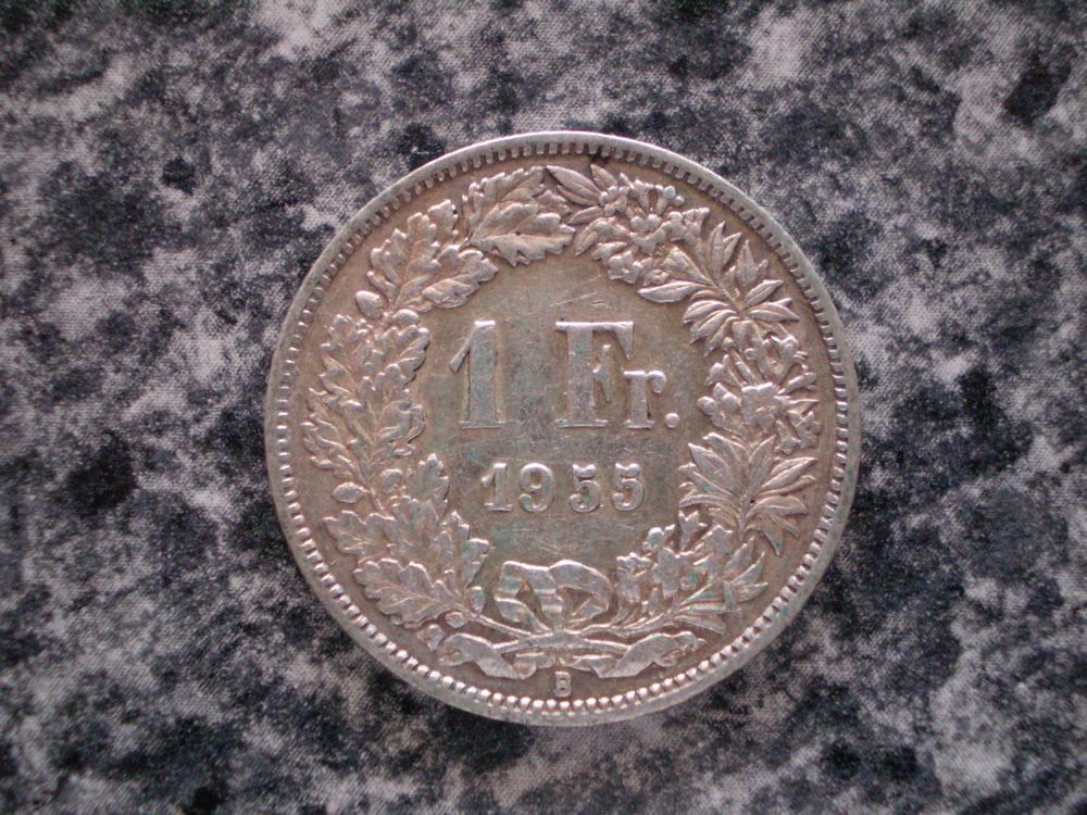 1 Fr. 1955 !!! sehr Rar !!! ab 1.- !!! (Gebraucht) in Dierikon für CHF 18 – mit Lieferung auf ...