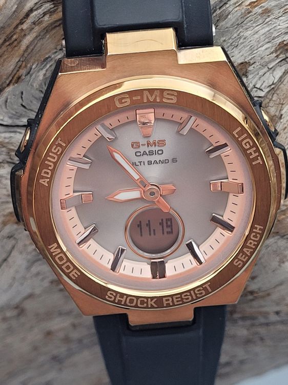 CASIO G-MS BABY-G TOUGH SOLAR MULTI BAND 5 5575 MSG-W200G (Gebraucht ...