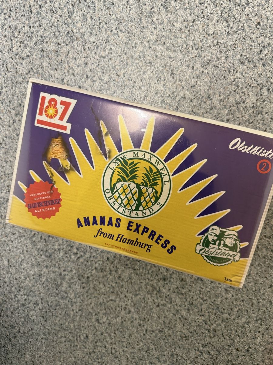 Obstkiste 2 Ananas Express, sehr speziell, Top Zustand! (Neu und ...