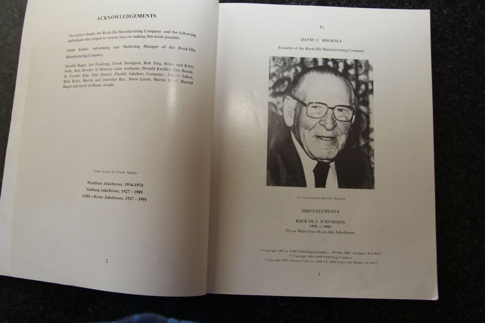 Rock-Ola Jukeboxes, Buch von Dr. Frank Adams, Geschichte (Gebraucht) in ...