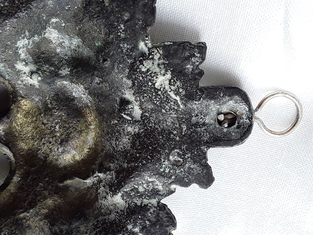 Antike Eisen Wand Skulptur bärtiger Mann | Kaufen auf Ricardo