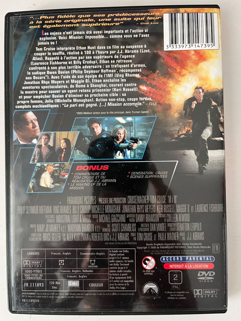 Mission Impossible 3 (2006) DVD 📀 - Tom Cruise (FR/EN) (Neu (gemäss ...