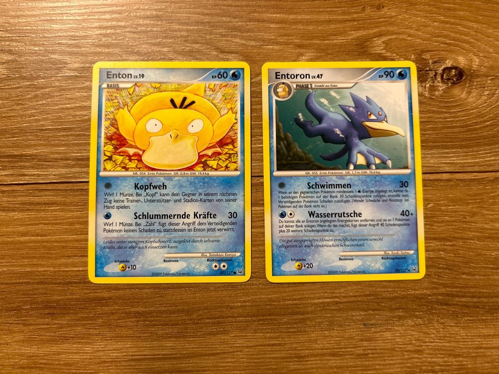 Enton und Entoron Pokemon | Kaufen auf Ricardo