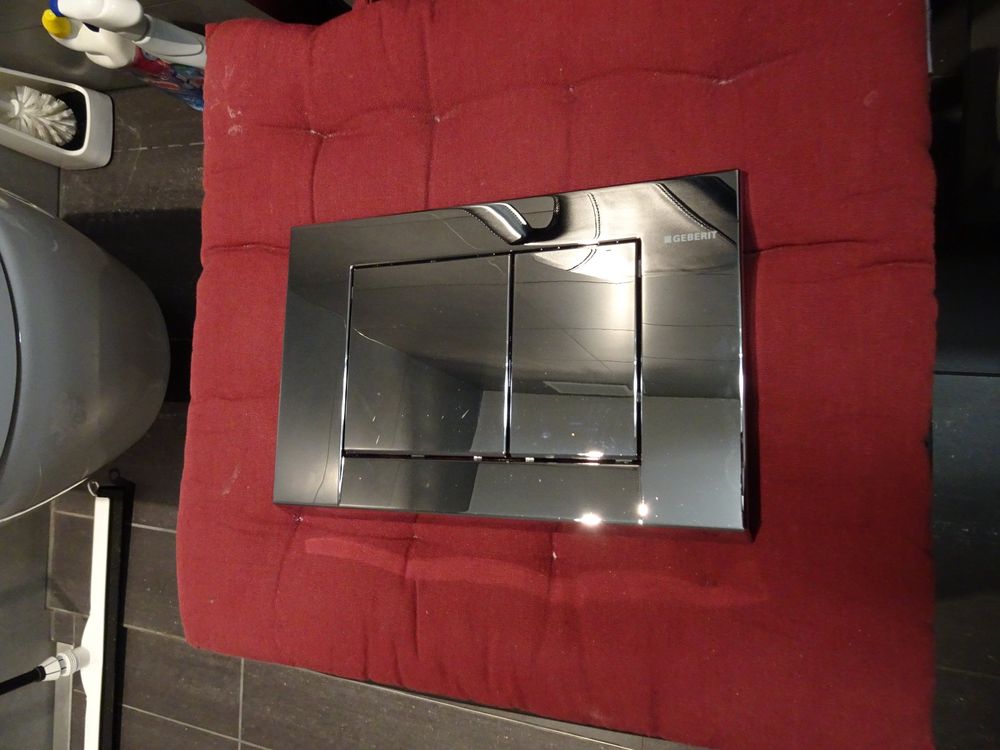 Betätigungsplatte GEBERIT Sigma 30 verchromt glänzend (Gebraucht) in ...