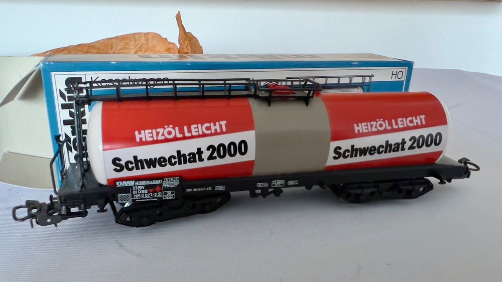 Märklin H0, Tankwagen Heizöl Leicht Schwechat 4655 (Gebraucht) in ...